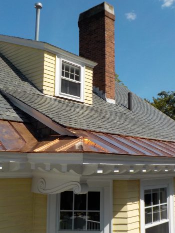 New Double Lock Standing Seam Copper Ice Belt - Triple M Contracting